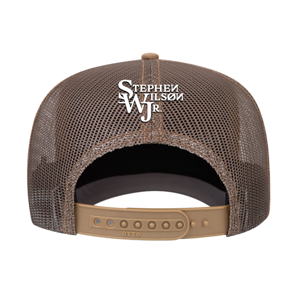 Khaki and Brown Gary Hat – Stephen Wilson Jr.